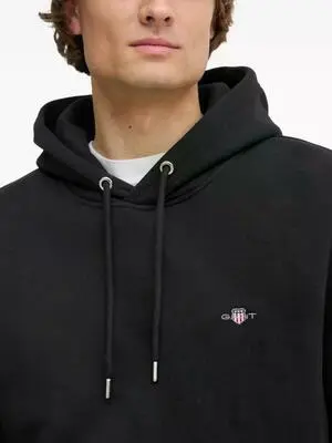 Gant Shield Logo Hoodie - Black