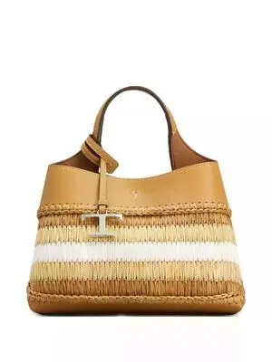 TOD'S Striped Tote Bag