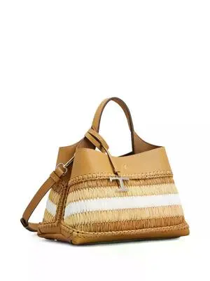 TOD'S Striped Tote Bag