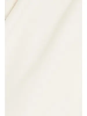 Halston Draped Crepe Halterneck Gown