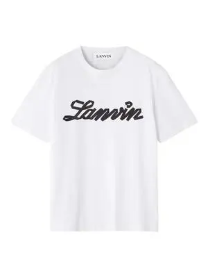 LANVIN Logo-print T-shirt - White
