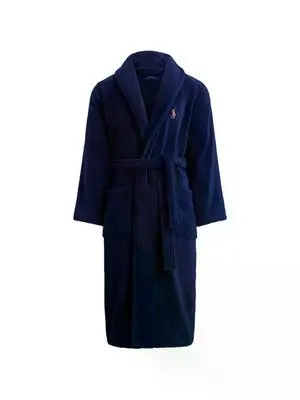 Polo Ralph Lauren Logo-embroidered Robe - Blue