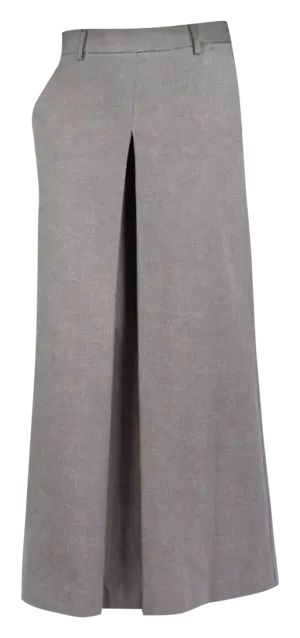 SOCIETE ANONYME Victoria Front-slit Maxi Skirt - Grey