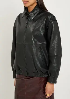 Nour Hammour Doran Leather Jacket