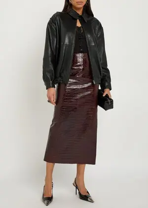 Nour Hammour Doran Leather Jacket