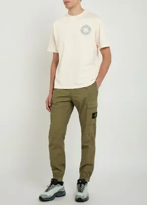 Stone Island Logo-print Cotton T-shirt