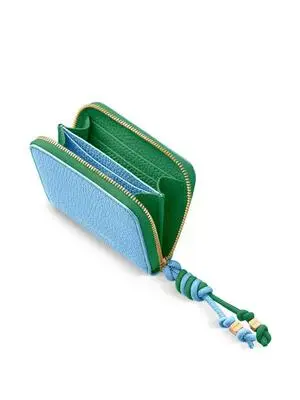 MAISON DE SABRE Small Leather Zip-fastening Wallet - Blue
