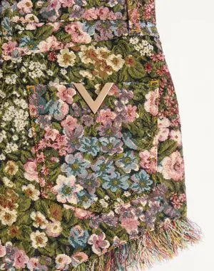Valentino Garavani Gobelin Shorts - Black/multicolour