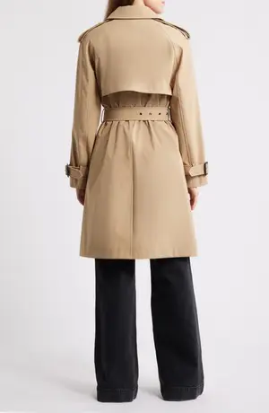Bcbgmaxazria Belted Trench Coat - Camel