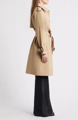 Bcbgmaxazria Belted Trench Coat - Camel