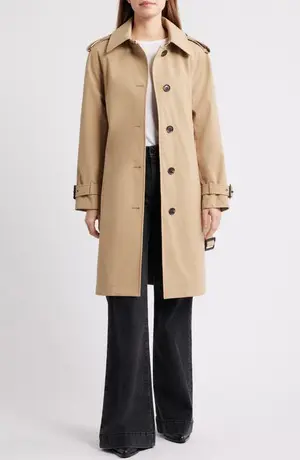 Bcbgmaxazria Belted Trench Coat - Camel