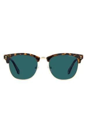 POLAROID 53mm Polarized Rectangular Sunglasses
