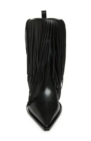 Balenciaga Avenue Fringe Pointed Toe Boots