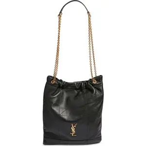 Saint Laurent Jamie 4.3 Patchwork Leather Shoulder Bag - Nero