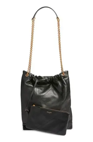 Saint Laurent Jamie 4.3 Patchwork Leather Shoulder Bag - Nero