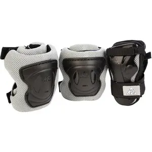 K2 Moto Protective Gear 3-pack - Black/silver