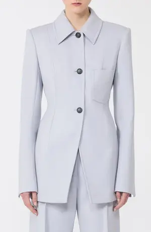 Sportmax Ottelia Stretch Gabardine Cutaway Jacket