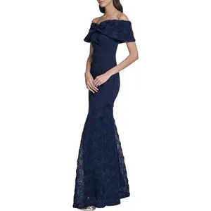 Eliza J Short Sleeve Evening Dresses