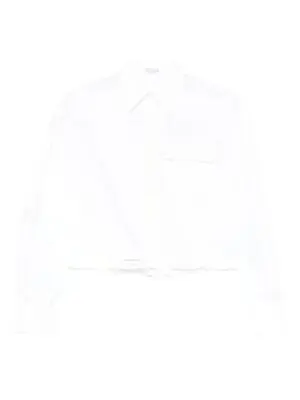 Brunello Cucinelli Pocket Drawstring Shirt - White