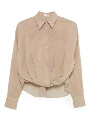 Brunello Cucinelli Twist-detail Shirt