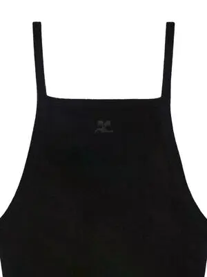 COURREGES Logo-detail Mini Dress
