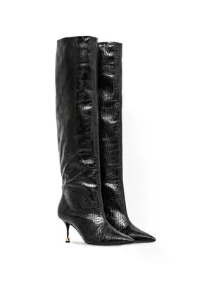 VANDA NOVAK Kaja Knee-high Heeled Boots