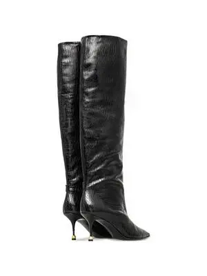 VANDA NOVAK Kaja Knee-high Heeled Boots