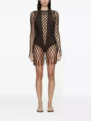 Christopher Esber Knitted Mesh Mini Dress