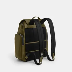 COACH OUTLET Coach® Finn Backpack - Silver/olive