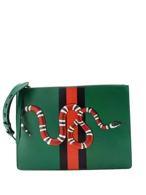 Gucci Messenger Bag Printed Leather Large