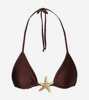 SAME Starfish Bikini Top - Brown
