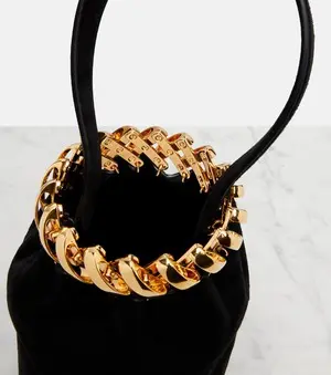 Alaïa Motion Mini Embellished Top-handle Bag