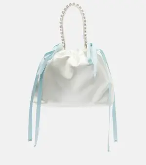 JIMMY CHOO Drawstring Mini Bucket Bag