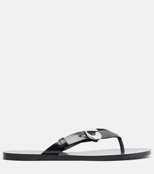 Coperni Logo Leather Thong Sandals