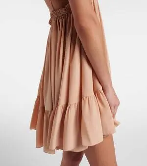 Chloé Silk Crêpe Minidress