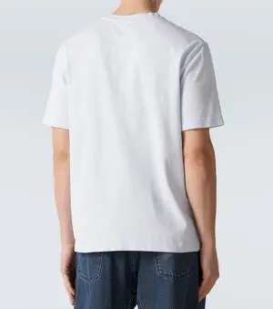 Jacquemus Gros Grain Cotton Jersey T-shirt - Blue