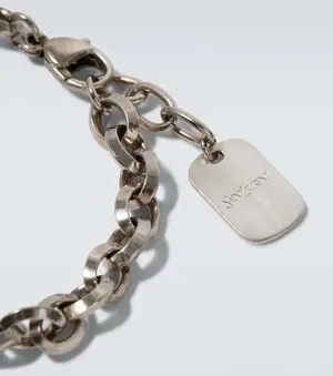 Saint Laurent Logo Chain Bracelet - Silver