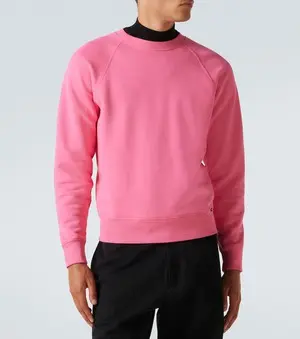 TOM FORD Cotton Jersey Sweatshirt - Pink