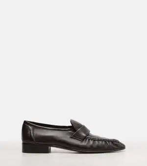 THE ROW Leather Penny Loafers
