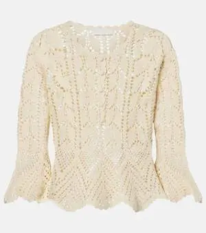 Zimmermann Crochet Cotton Top