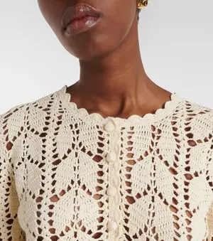Zimmermann Crochet Cotton Top