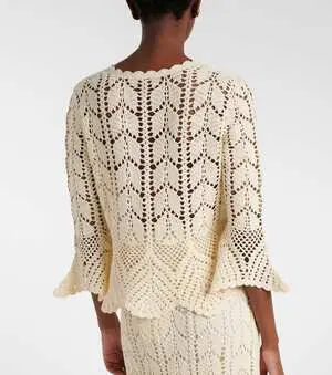 Zimmermann Crochet Cotton Top