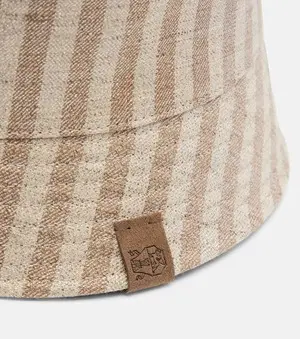 Brunello Cucinelli Striped Bucket Hat