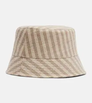 Brunello Cucinelli Striped Bucket Hat