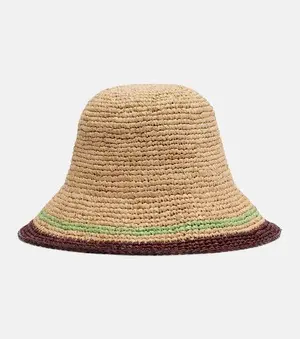 Zimmermann Raffia Cloche Hat - Beige