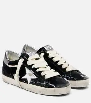 GOLDEN GOOSE Super-star Velvet Sneakers - Grey