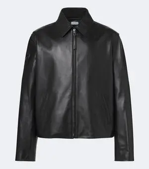 Loewe Leather Jacket - Black