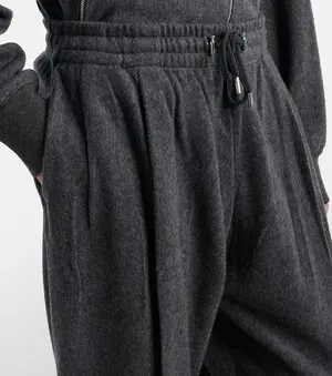 Prada Wool And Cashmere Tapered Pants