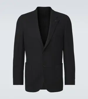 LARDINI Single-breasted Cotton Blazer