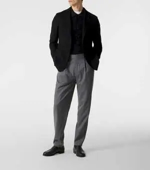 LARDINI Single-breasted Cotton Blazer